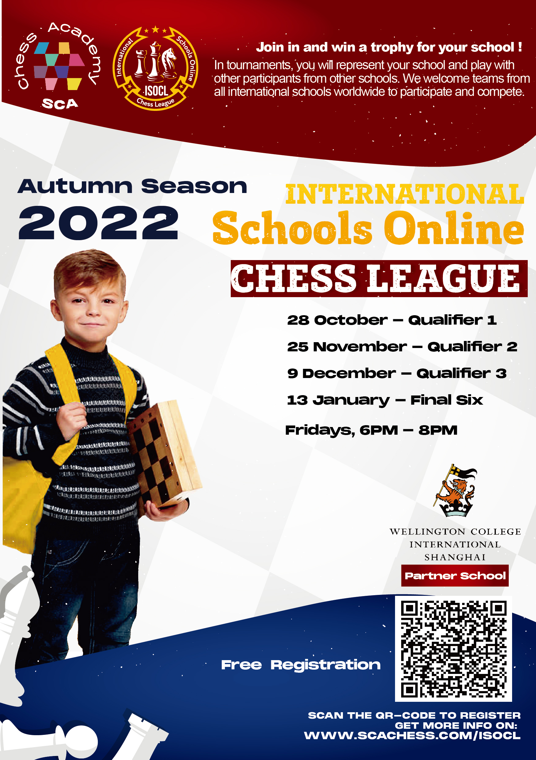 国际学校线上联赛 (ISOCL) – SCA Chess Academy